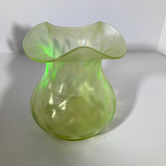 Not branded | Accents | Concave Diamonds Topaz Stretch Uranium Glass ...
